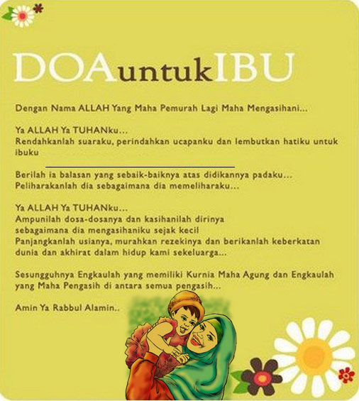 75 Doa Untuk Almarhumah Ibu Tercinta