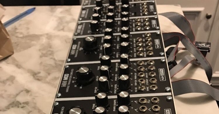 MATRIXSYNTH: AJH Synth Minimod System - Minimoog Model D in Eurorack Format