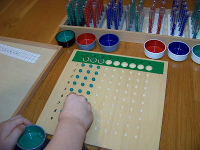 George Family - Montessori At Home: Montessori Long Division (aka Test ...