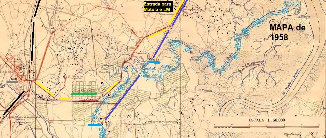 Abastecimento de água do Umbeluzi a Lourenço Marques - textos, fotos e mapa