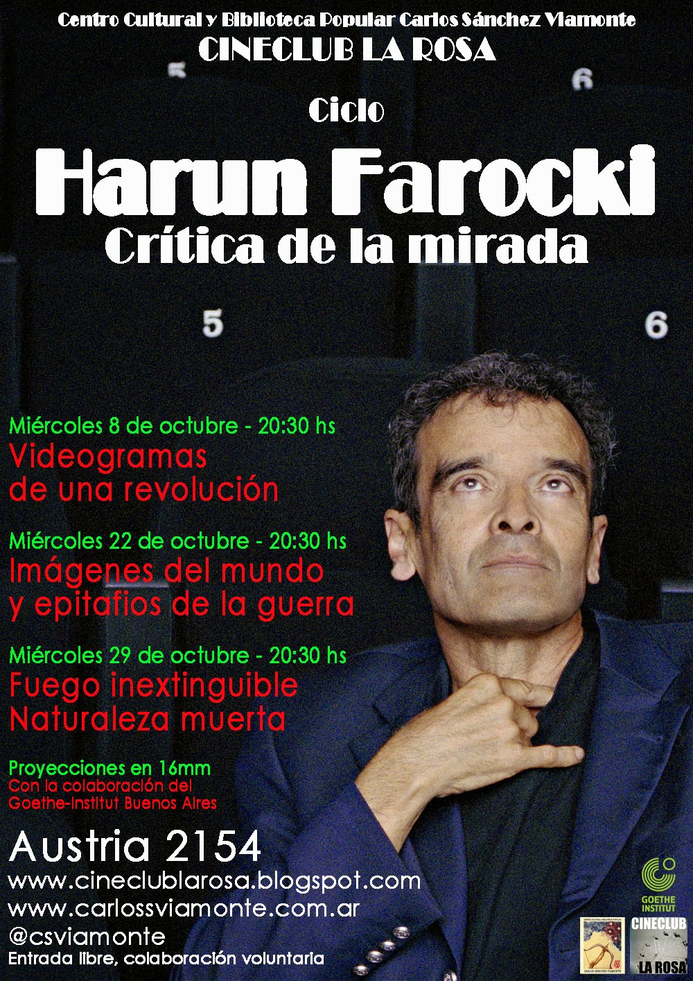 Harun Farocki en el Cineclub La Rosa