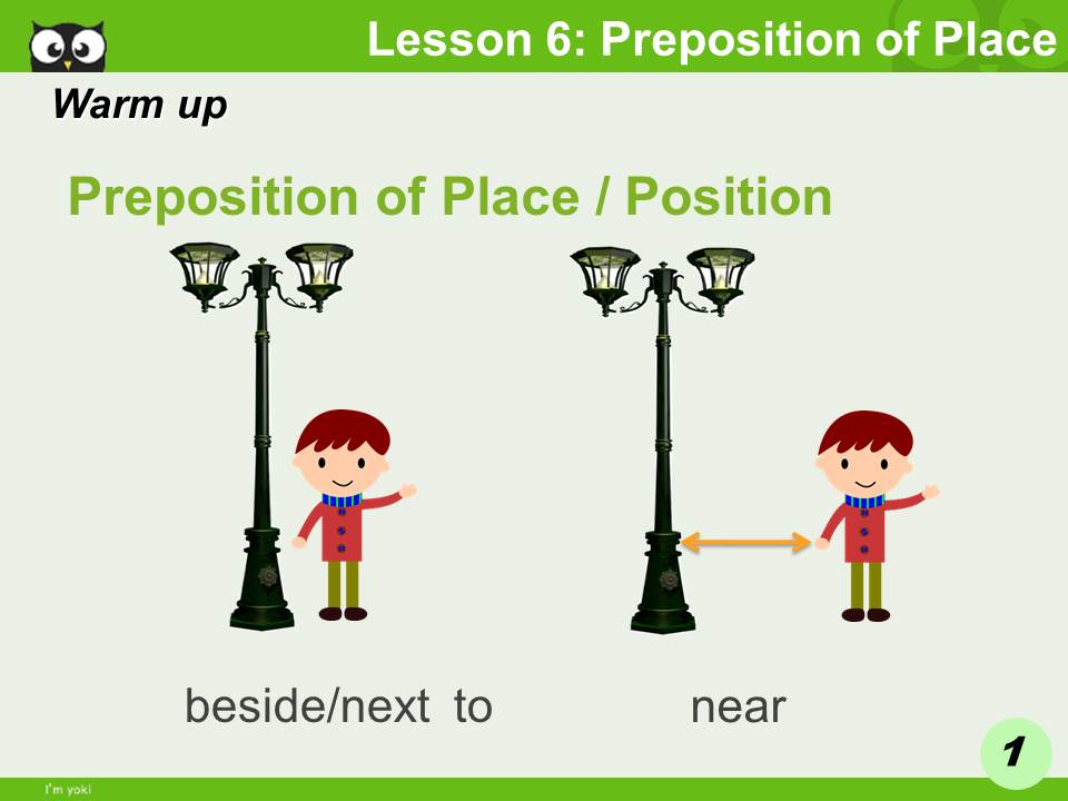 YOKITALK: Unit 1_Lesson 6 Preposition of Place or Position