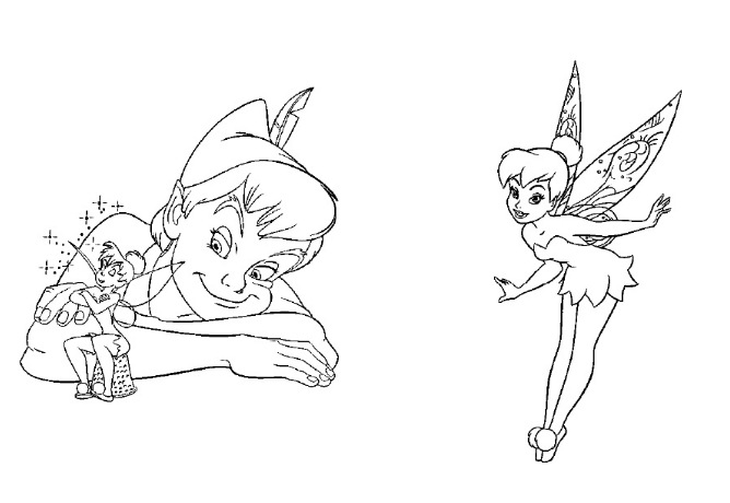 Baú da Web: Livrinho da Sininho para colorir