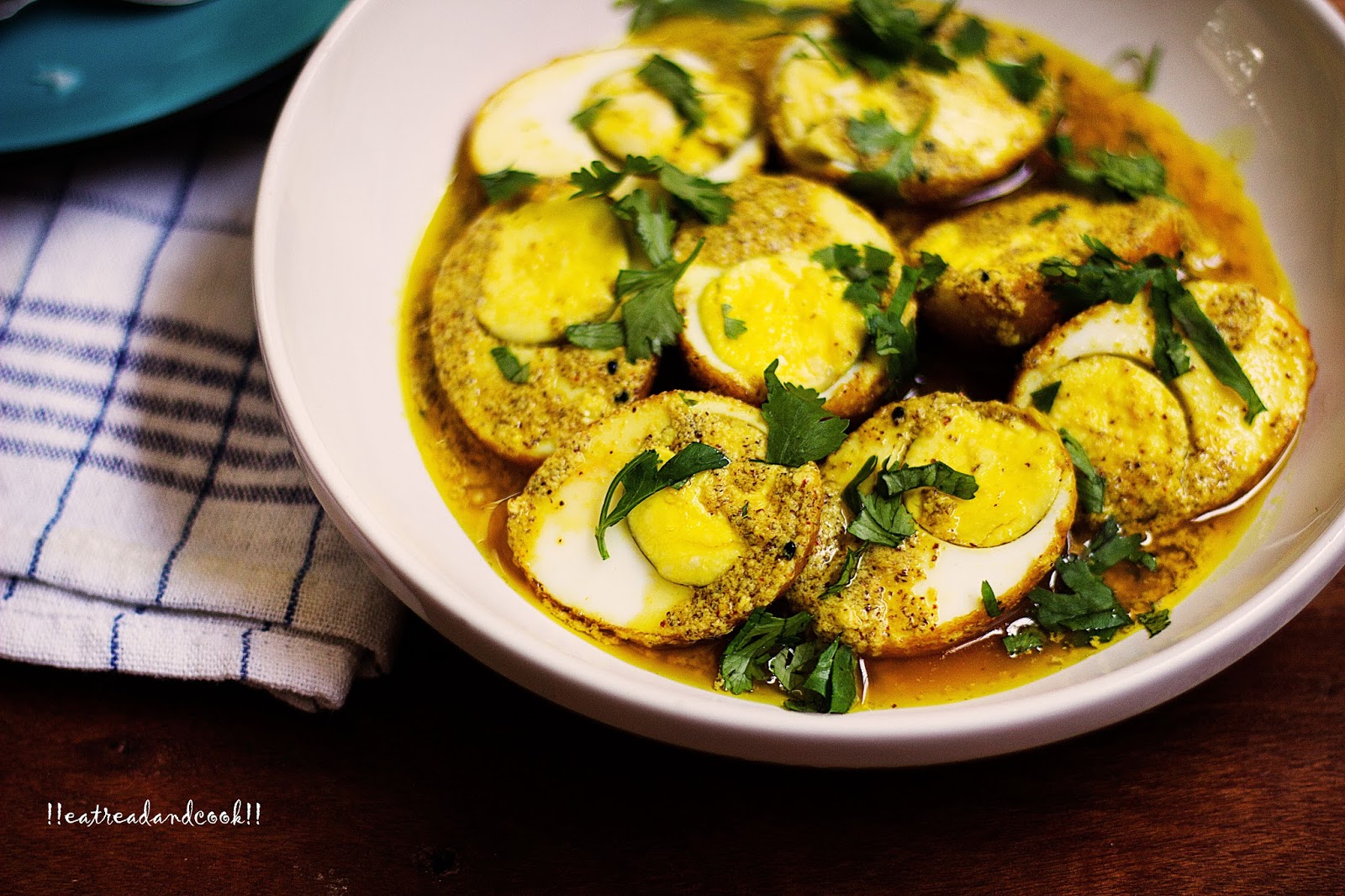 Dim Sorshe / Bengali Egg Curry in a Silky Mustard Sauce
