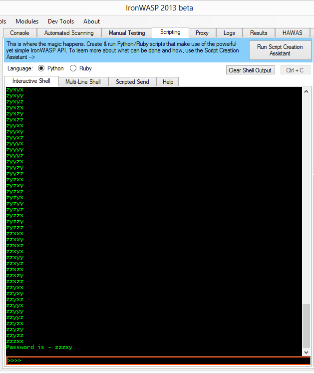 Ironwasp Open Source Advanced Web Security Testing Platform