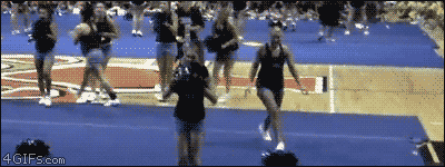 8 Hilarious Cheerleader Fail Gifs | Best Gif Moments