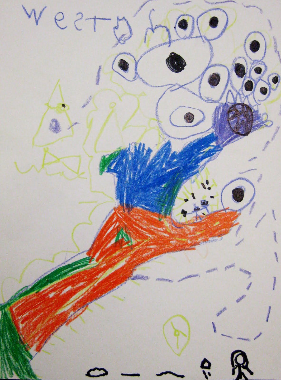 Briargrove Elementary Art Page: Hand Creatures - Individual Drawings