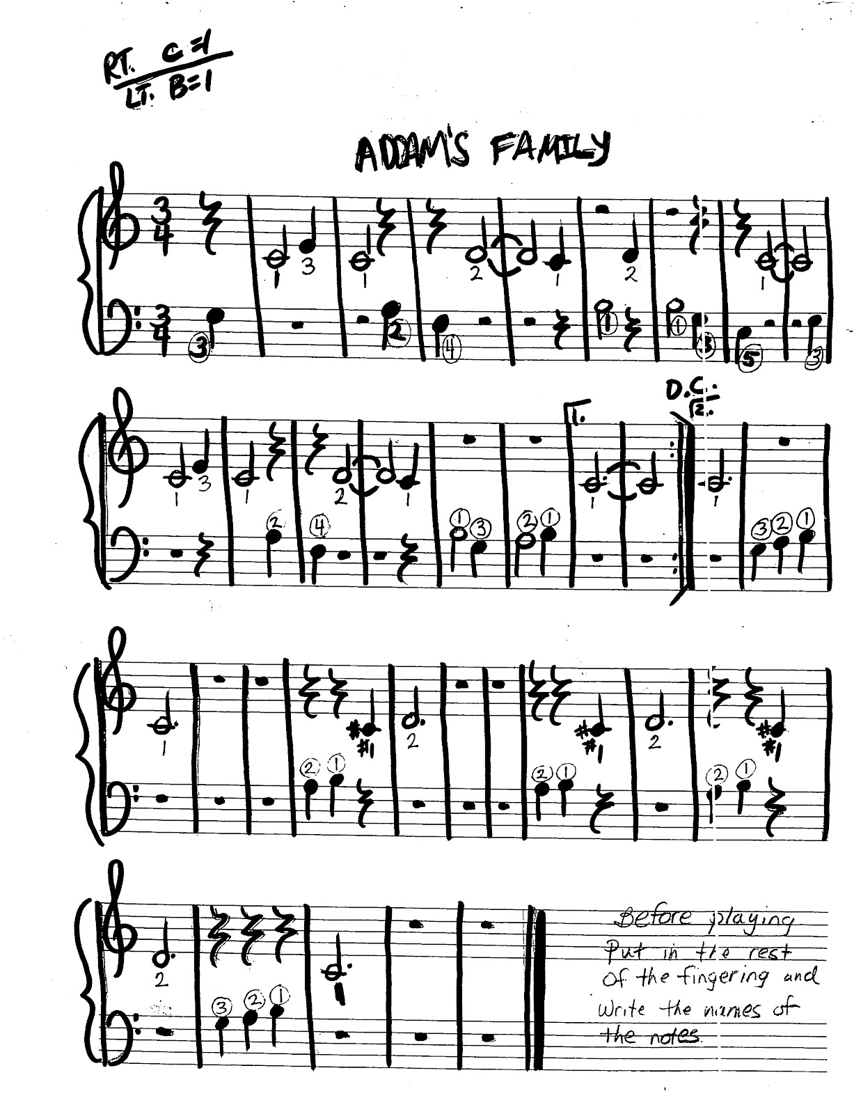 Miss Jacobson's Music: EASY KEYBOARD #2: MELODY SONGS BY FRAME and ...