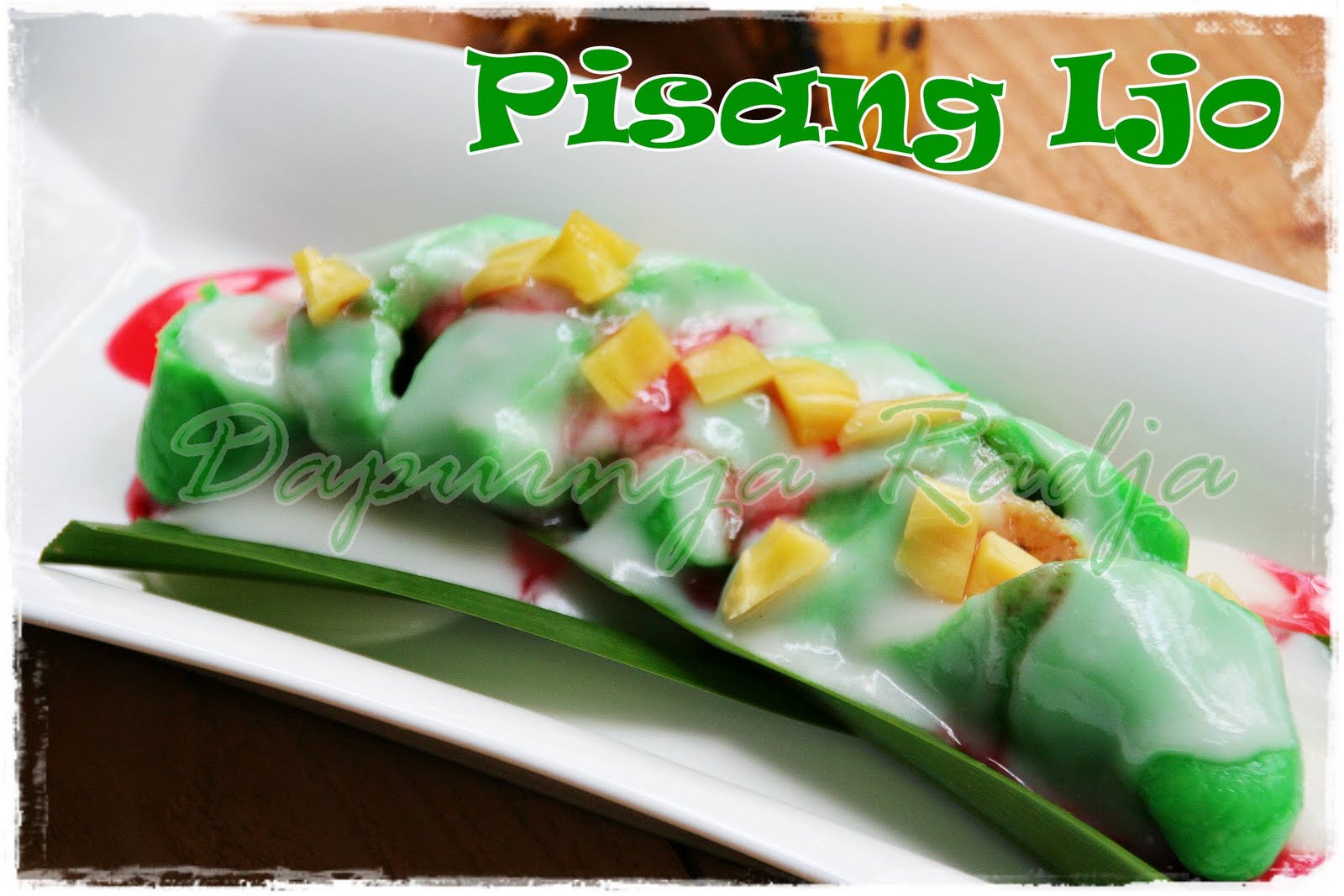 Dapur Balqis: Pisang Ijo