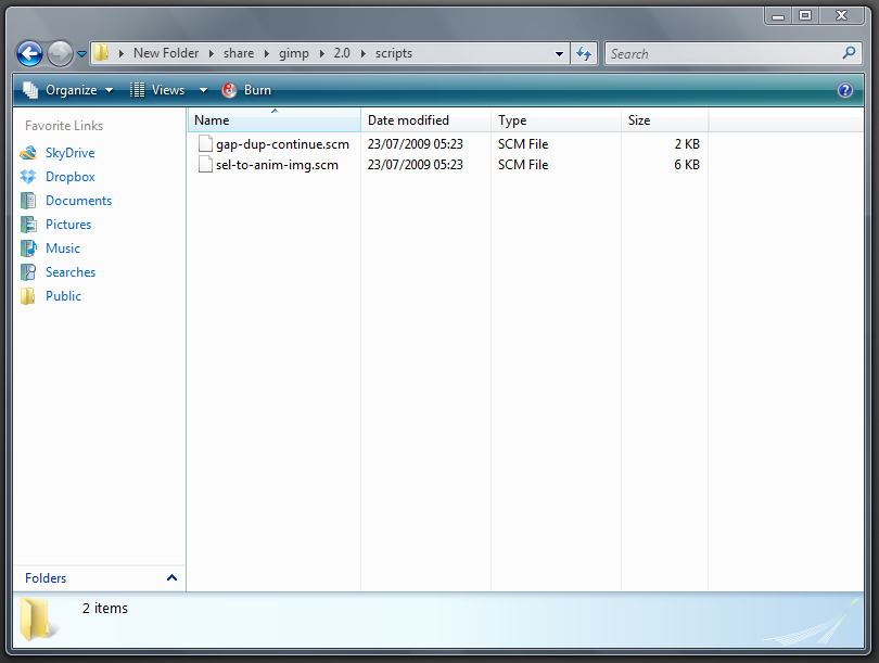 Andrew Bonnington's blog: Installing GAP for Gimp 2.8 on Windows