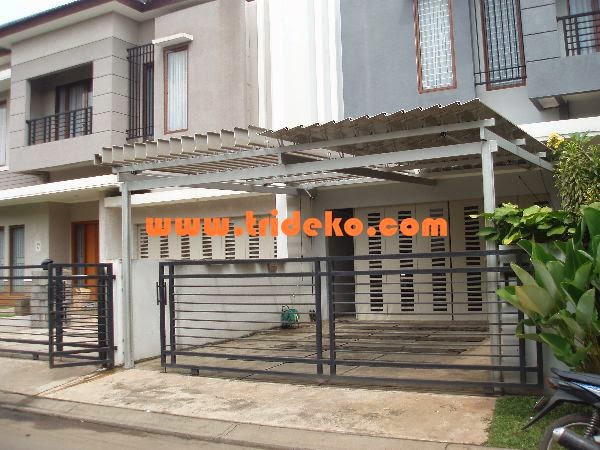 kanopi kaca, canopy kaca tempered laminated, sun louvre, kanopi atap ...