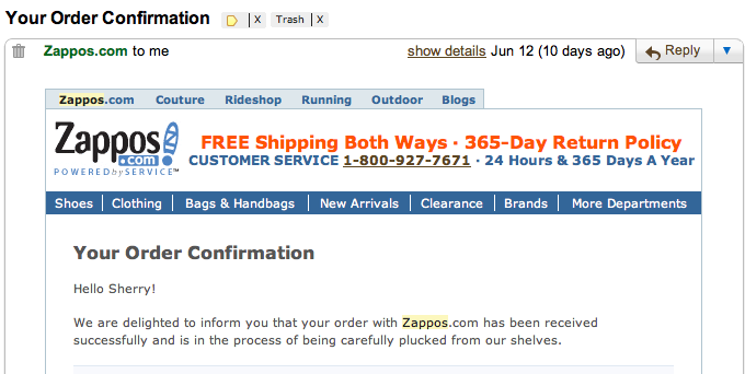 Sherry Chiger: And Now, a Word from Zappos