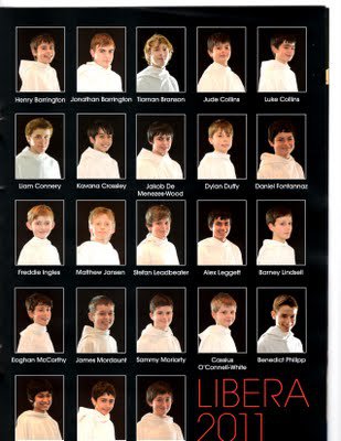 Libera Dreamers: Libera members 2011