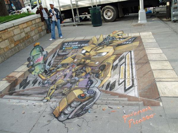 3D Floor - Unique Graffiti Designs