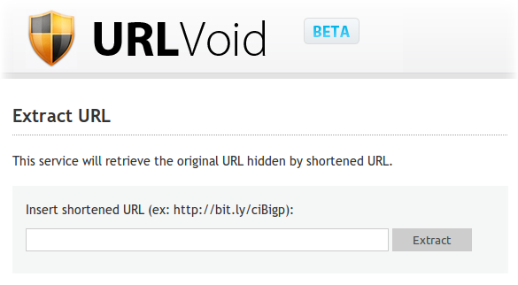 Unshorten Urls & Check If The Site Is Safe With URLVoid - Freeware Guru ...