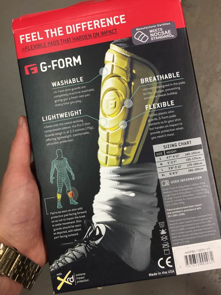 GirlsWithGame: G-Form shin guards.