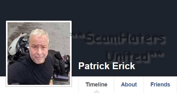 ScamHaters United .. Visit us also on Facebook and Instagram : PATRICK ERICK