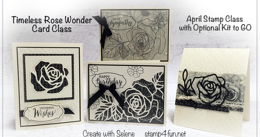 Create with Selene: Stampin Up Rose Wonder, Rose Garden and Timeless ...