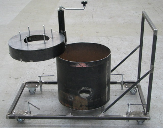 Railway Bob's Foundry & Burner Construction