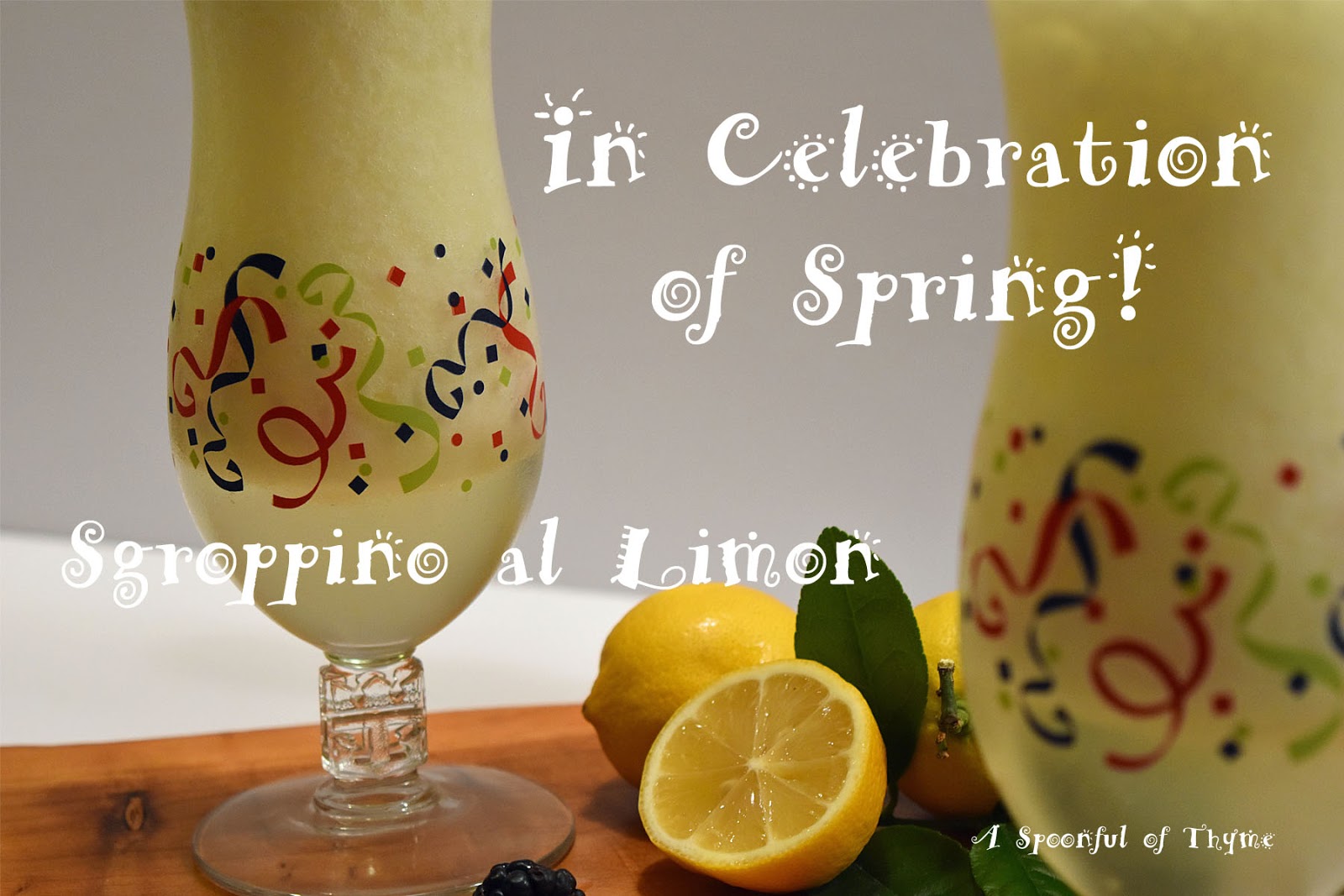 In Celebration of Spring: Sgroppino al Limon! - Blogger CLUE