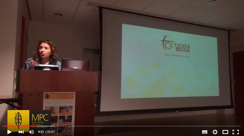 Crónicas del despojo: Vídeo "Johana Rocha: objetivos y desafíos para un ...