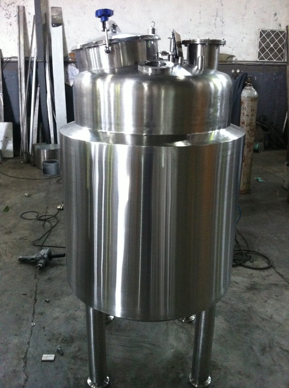 MESIN FARMASI: CARA MEMBUAT TANKI DOUBLE JACKET