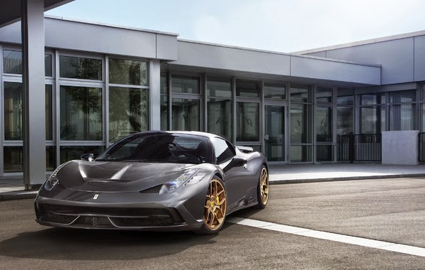InstaCarros: Ferrari 458 Speciale en color Gris
