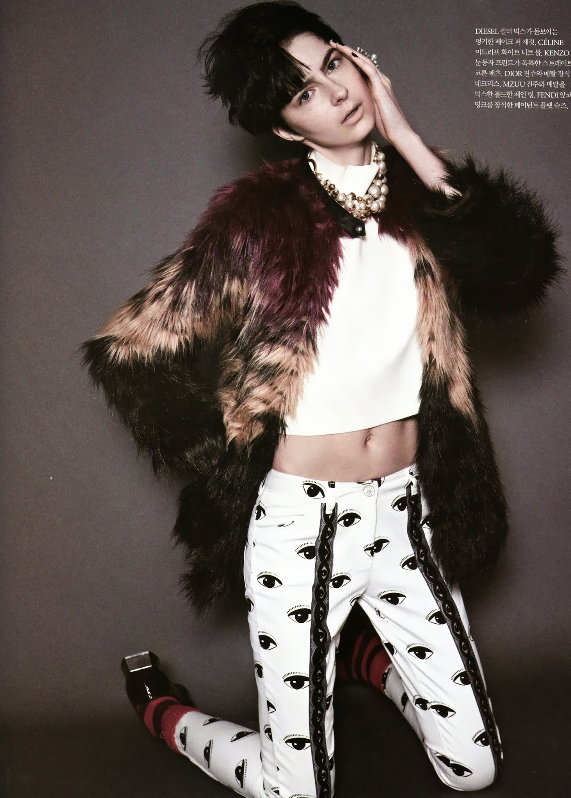 MAJOR MODEL WOMEN: Kara Gall for Galleria Magazine Korea December 2013