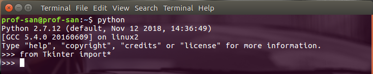 Pemrograman berbasis objek di Python menggunakan Tkinter