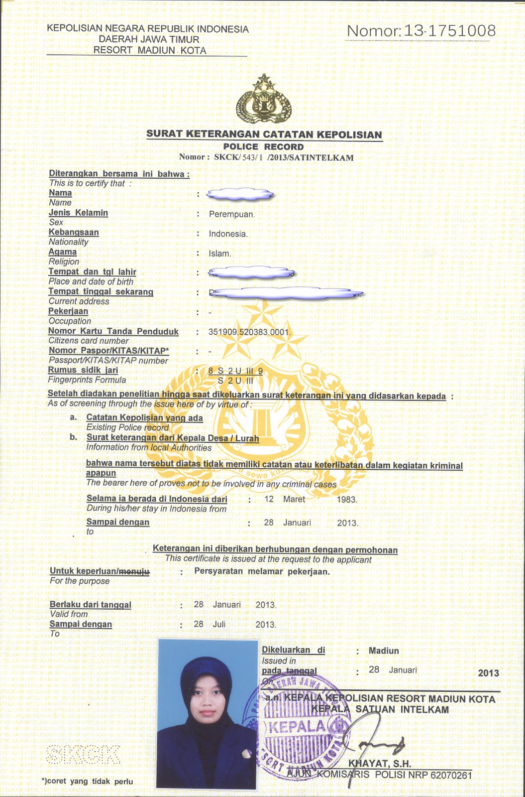 GODONG PISANG: Syarat dan cara membuat SKCK