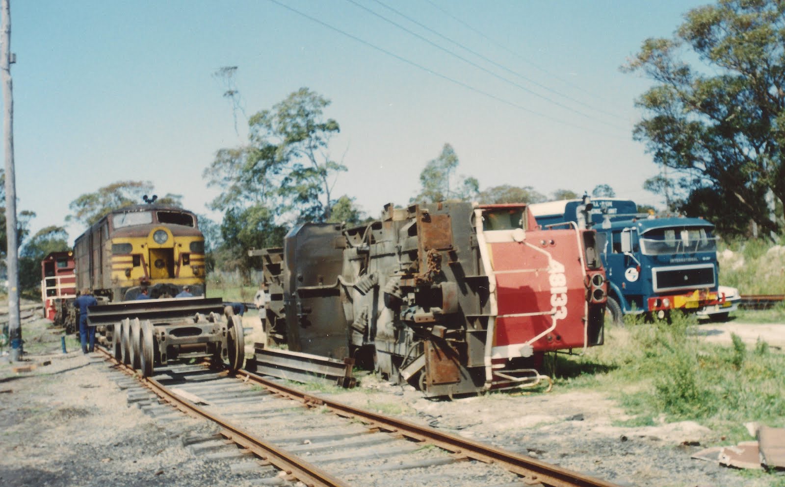rusted2therails: Cardiff railway workshops open day 1987