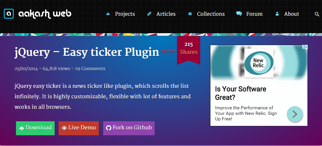 Dominando jQuery: Plugin jQuery Easy Ticker, una manera facíl de ...