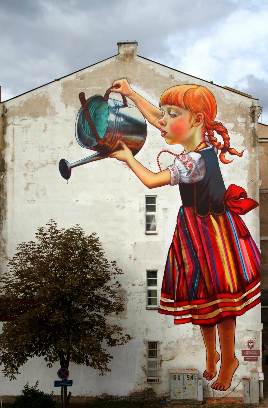 Natalia Rak New Mural For Folk On The Street Białystok Poland Streetartnews Streetartnews