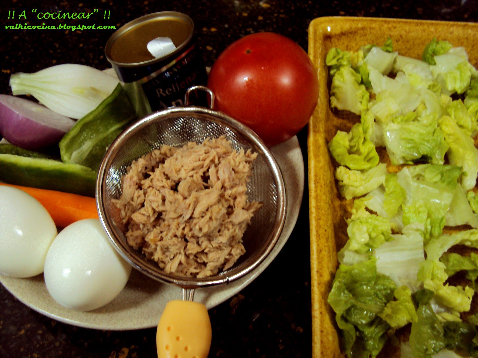 ENSALADA MIXTA | ¡¡A COCINEAR!! Recetas valkicocina.com