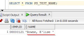 Basics in PeopleSoft: Oracle SQL: Error while Inserting text containing ...