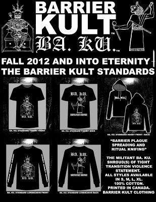 THE BARRIER KULT: THE NEW BARRIER KULT STANDARD ITEMS