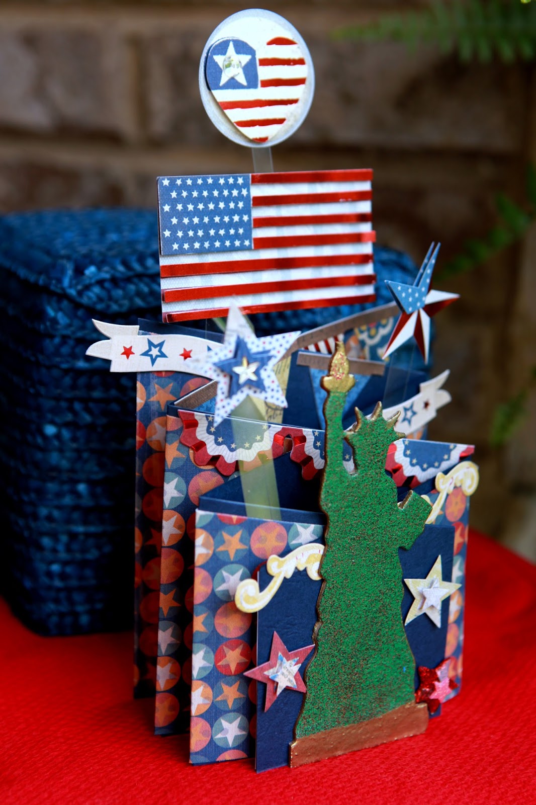 Today's Creations: Handmade Patriotic cards for Fourth of July with Fun ...