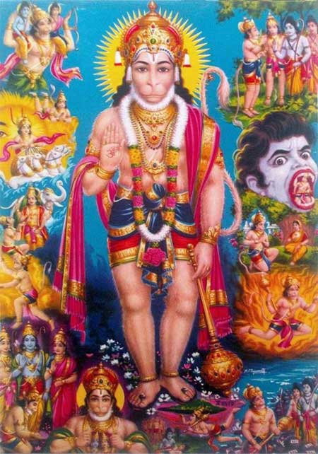 The Story of Hanuman Rescuing Luv and Kush in Assamese Adbhut Ramayan ...