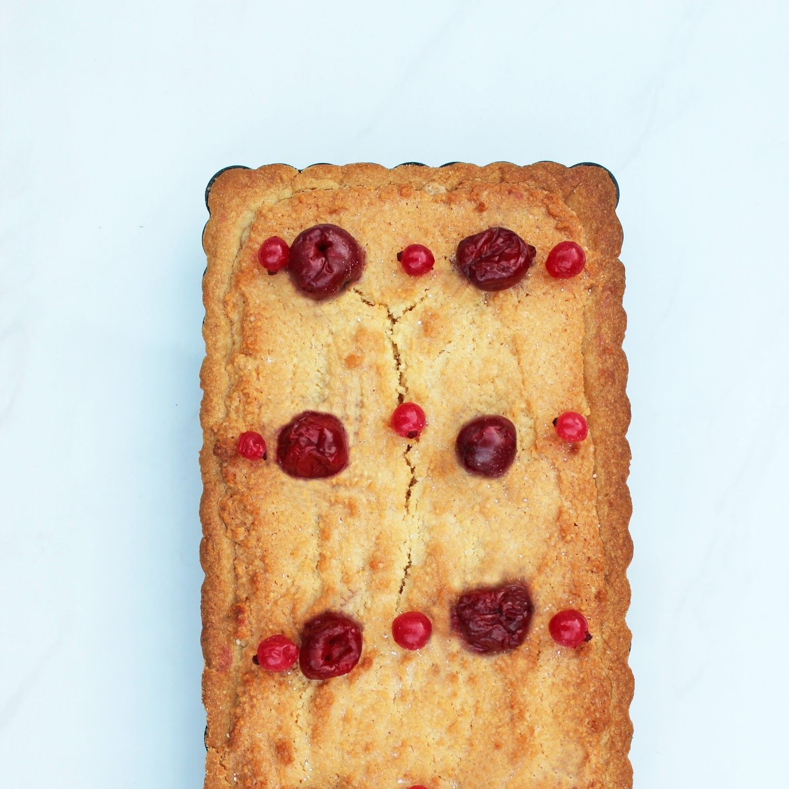Hippopotamousse: Marzipan Tart with Red Berries