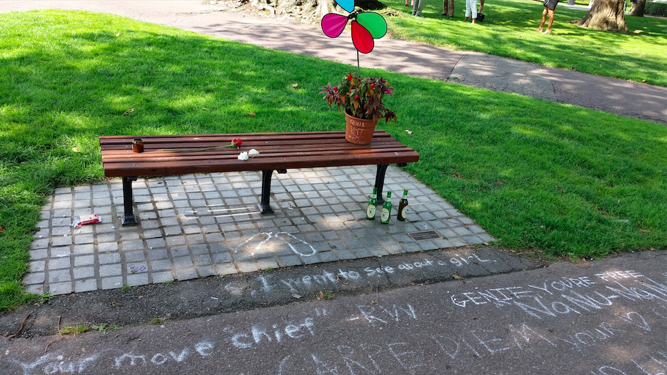 Pumphouse: Boston's 'Good Will Hunting' Park Bench