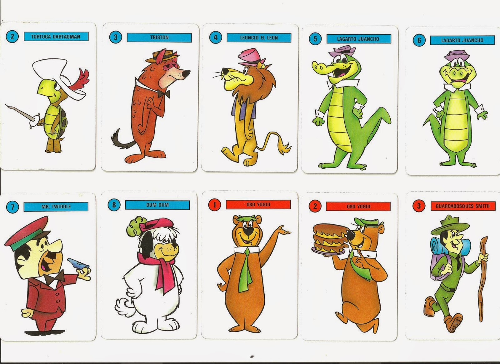 Barajas y Naipes: Hanna Barbera 1991