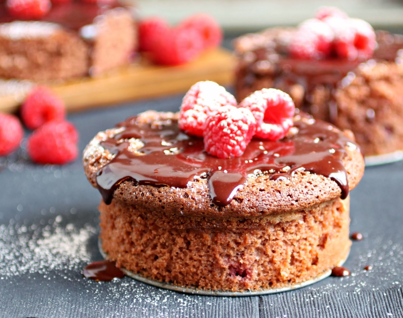 Hungry Couple: Raspberry Red Velvet Cake with Chocolate Raspberry Glaze