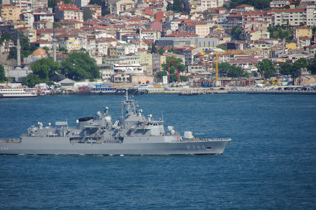 WARSHIPS ON THE BOSPHORUS: F 244 BARBAROS- BARBAROS CLASS