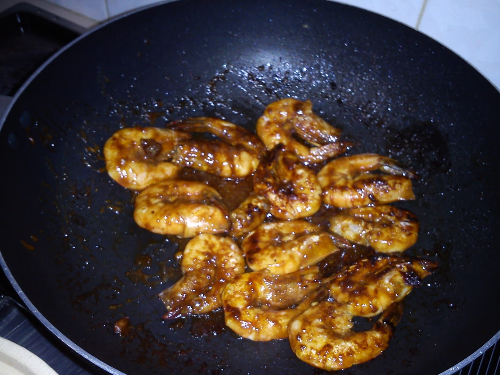 Cooking Pleasure: ASSAM HAE [FRIED TAMARIND PRAWNS]