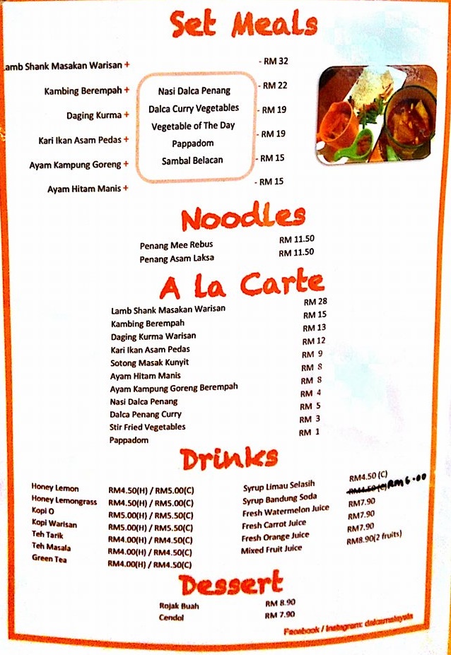 Follow Me To Eat La - Malaysian Food Blog: DALCA Penang Restaurant by ...