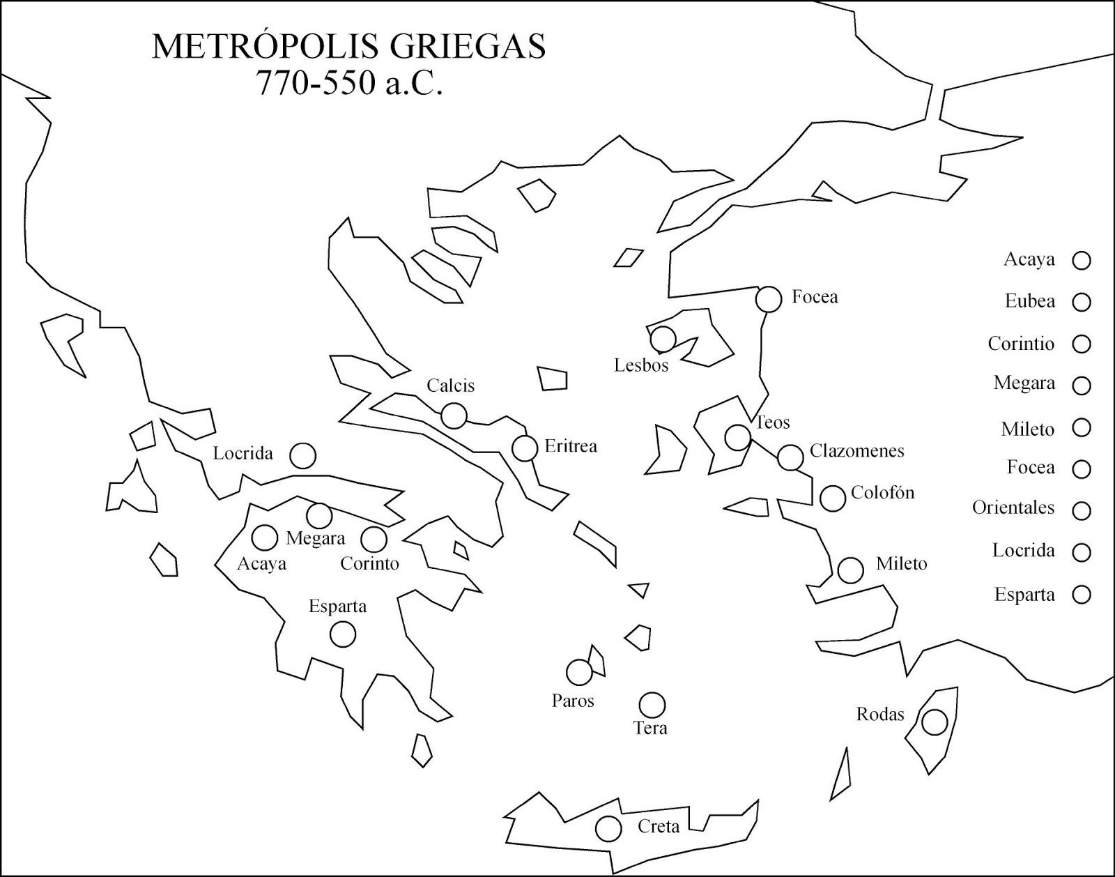 Mapa mudo de grecia para imprimir - Imagui