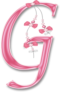 Abecedario Rosa con Lazos. Pink Alphabets with Bows. - Oh my Alfabetos!