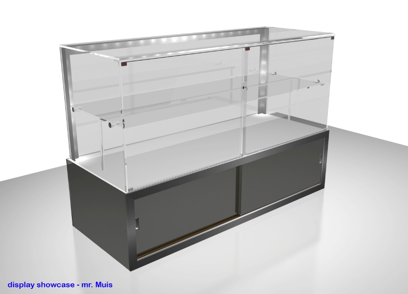 Etalase Akrilik Lis Stainless Steel Glossy Tampilan Mewah | Furniture ...