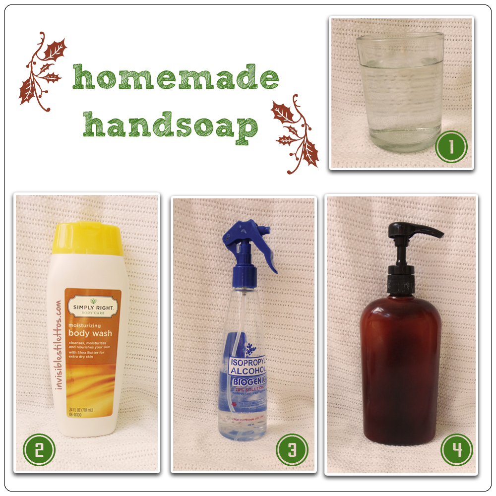 Homemade Hand Soap | INVISIBLE + STILETTOS