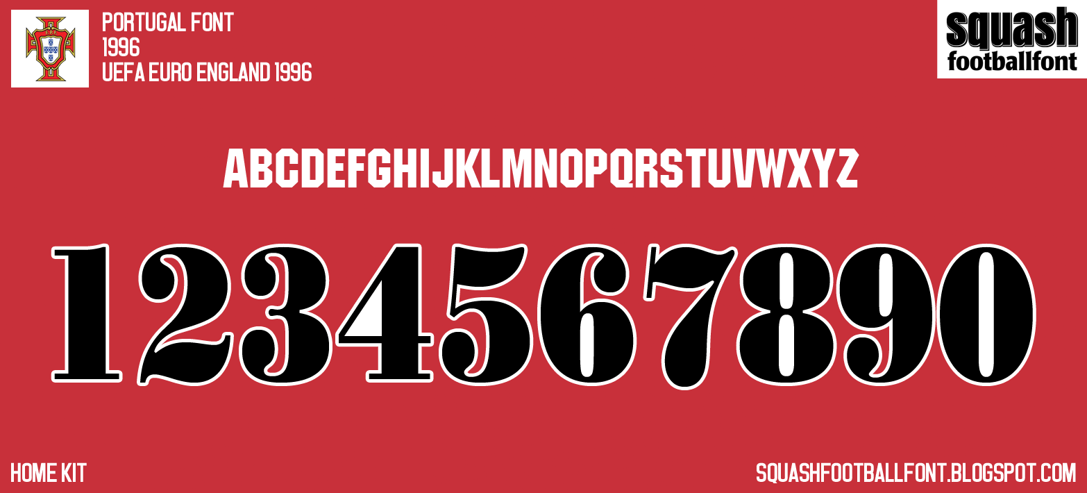 SFF: Portugal Euro 1996 Font